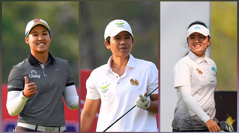 สามสาวนำร่วม 3 อันเดอร์ รอบแรกไทยแอลฯ ที่รอยัลฮิลล์ส • Golftime