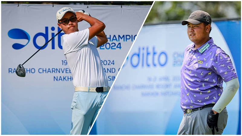 ภูมิกิตติ์-พสิษฐ์ หวดนำรอบแรก ‘ดิทโต้ แชมเปี้ยนชิพ 2024’ • Golftime